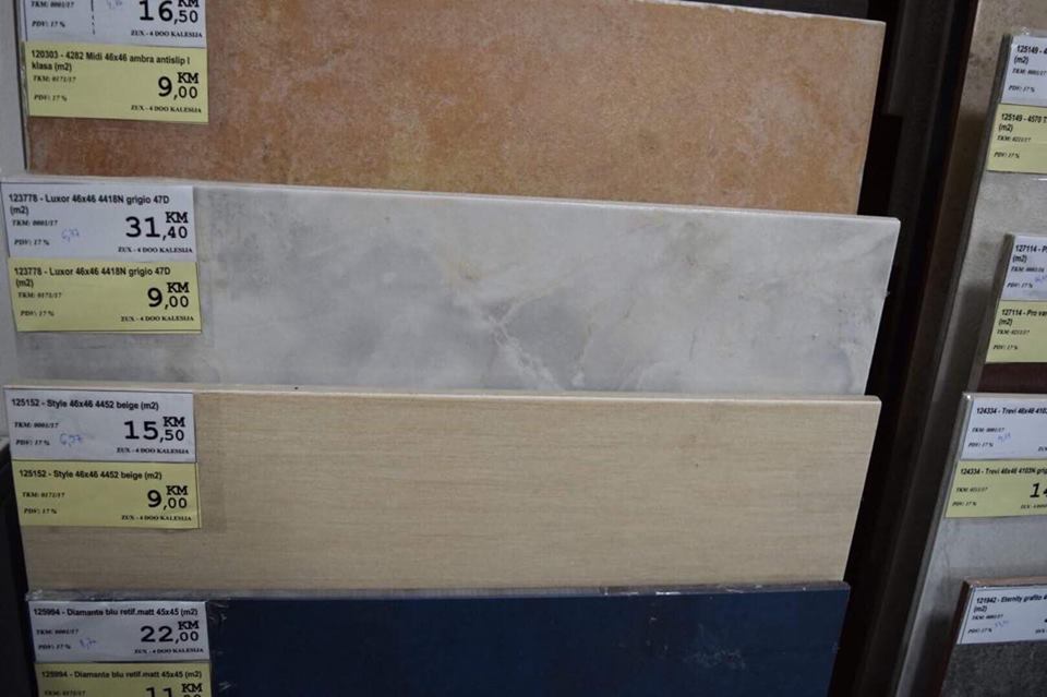 ZUX-4 Kalesija: Rasprodaja porculanskih pločica | Nezavisni Kalesijski ...