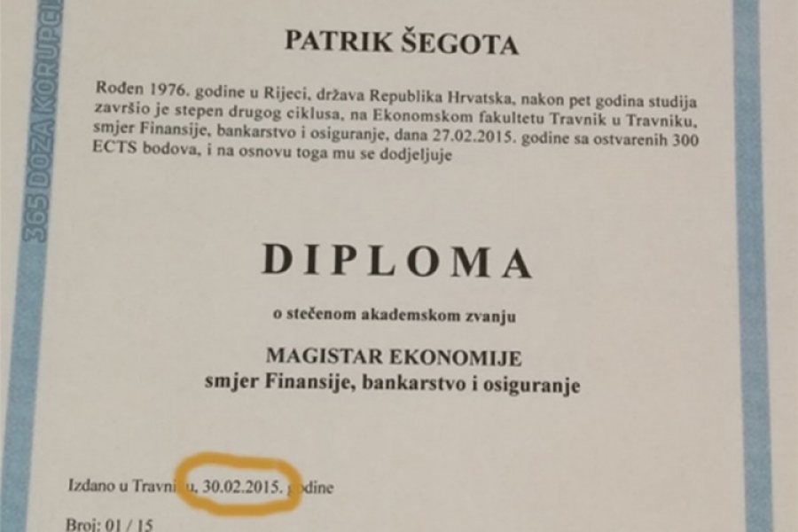 DIPLOMA TRAVNIK | Nezavisni Kalesijski Portal www.NKP.ba